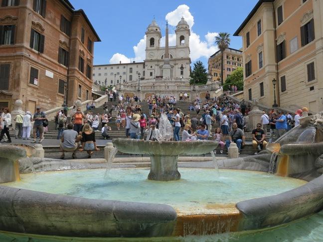 Spanish Steps, Rome – Rome’s famous stairway